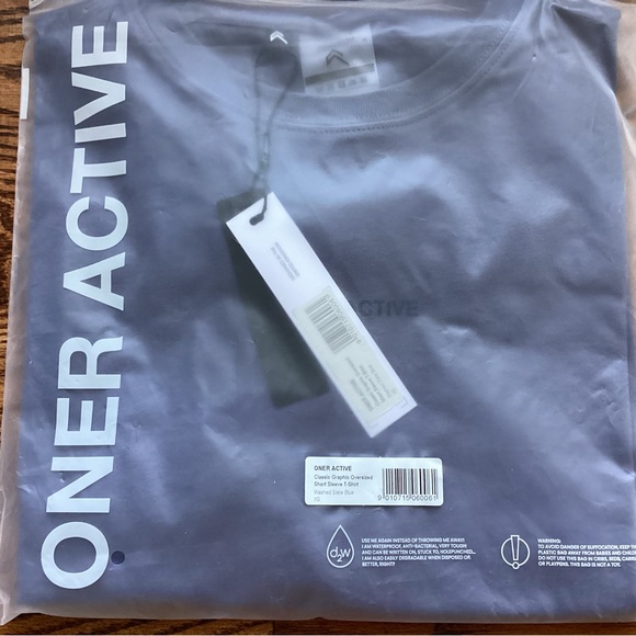Oner Active | Tops | Oner Active Graphic Oversized Mirror Tshirt Xs ...